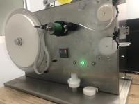 China Stainless Steel HME Filter Paper Tape Winding Machine 3 Inch Core 50Hz 900-1200pcs/hr for sale