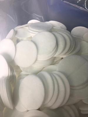 China Circular Bacterial Viral Filter Paper 50mm Diameter 99.99% Efficiency 15bar Max Pressure for sale