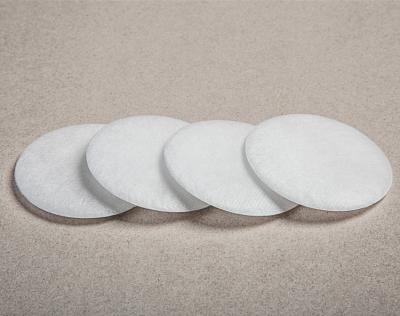 China Circular Bacterial Viral Filter Paper 50mm 3mm Low Pressure Drop 30l/min Flow Rate Tracheostomy Breathing Filter for sale