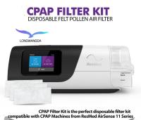 China Disposable Cotton CPAP Filter 51x23mm for ResMed AirSense 11 High Efficiency for sale