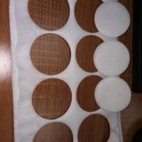 China HME Filter Paper 18mm-30mm Diameter 270% Water Absorption Wood Fiber Humidifier for sale
