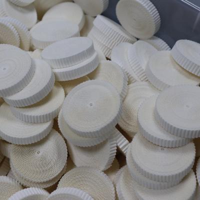 China HME Filter Paper 270% Water Absorption 18mm-30mm Diameter Wood Fibre Heat Moisture Exchange for sale