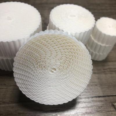 China HME Filter Paper 190gsm 0.6-3mm Thickness 99.999% Efficiency 220% Water Absorption for Medical Heat Exchanger for sale