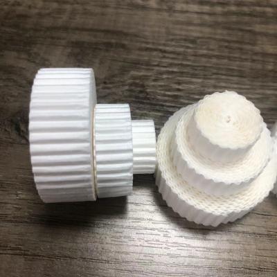 China Medical Disposable Circular HME Filter Paper 190gsm 0.6-3mm Height 99.999% Efficiency for sale