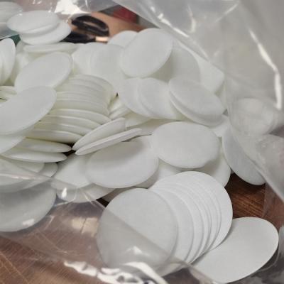 China White Absorbent Filter Cotton Sheet 0.6mm Thick 130g/m² Electrostatic Membrane for Medical Heat Exchangers for sale