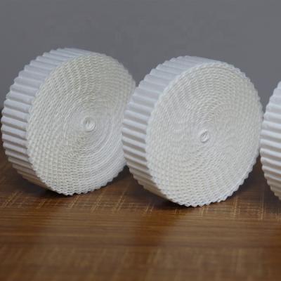 China Medical HME Filter Paper Roll 16mm x 100m Corrugated White 160-190g/m² for Heat Moisture Exchangers for sale