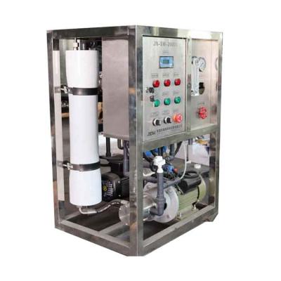 China Salt Water Desalination Equipment System with 100-300L/H Production Capacity and 220V Power Supply for sale