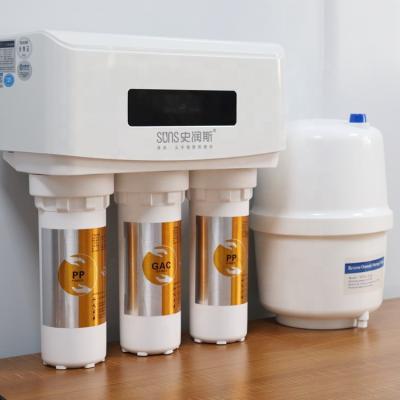 China Household Water Purifier with 8-16L/H Production Rate, 220V 50Hz Power Supply for Direct Drinking Water for sale