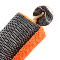 China Orange Clay Block for Car Cleaning 200g Blister Pack Microfiber Sponge for sale