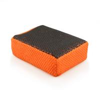 China Orange Clay Block for Car Cleaning 200g Blister Pack Microfiber Sponge for sale