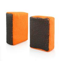 China Orange Clay Block for Car Cleaning 200g Blister Pack Microfiber Sponge for sale