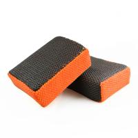 China Orange Clay Block for Car Cleaning 200g Blister Pack Microfiber Sponge for sale