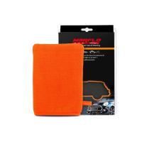 China Orange Auto Clay Mitt Nano Skin Wash Mitt for Car Washing 21.5x14.5cm for sale