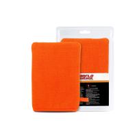 China Orange Auto Clay Mitt Nano Skin Wash Mitt for Car Washing 21.5x14.5cm for sale