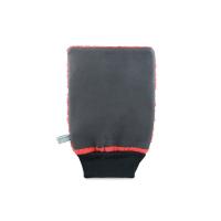 China Red Microfiber Detailing Clay Mitt 22x14.5 cm Reusable Car Clay Glove with PP Box for sale