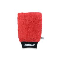China Red Microfiber Detailing Clay Mitt 22x14.5 cm Reusable Car Clay Glove with PP Box for sale