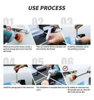 China 5/8-11 M8 Impact Drill Bit Adapter Core Drill Thread Adapter For Polishing Pad for sale