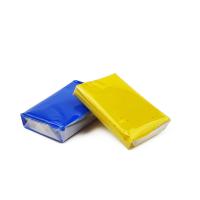 China Yellow Blue Clay Bar Kit with Poly Bag for Car Paint Contaminant Removal 100g for sale