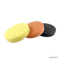 China Hexagon Car Wash Detailer Sponge Polishing Pad 5 Inch 6 Inch PU Backing Plate for Car Paints for sale