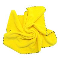 China 30x30cm Yellow Microfiber Towels for Car Detailing 300gsm 70 Polyester 30 Polyamide for sale