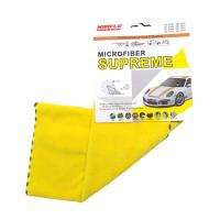 China 30x30cm Yellow Microfiber Towels for Car Detailing 300gsm 70 Polyester 30 Polyamide for sale