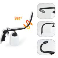 China 1L Bottom Foam Lance Plastic Car Washing Gun Adjustable Water Pressure 10-15m Hose for sale