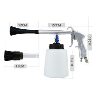 China Adjustable Multi-Pattern Car Washing Gun with Standard Garden Hose Connector Black for sale