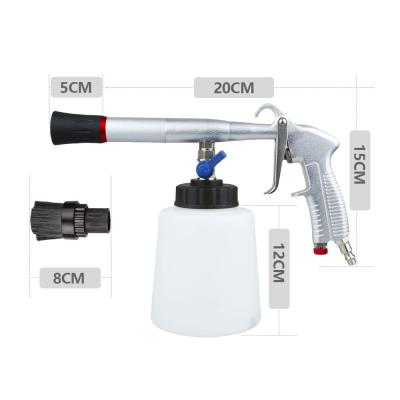 China Leak Proof Car Wash Pressure Gun 1L Foam Lance Standard Garden Hose Connector 10-15M for sale