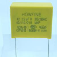 China UL 2.5uF Metalized Polypropylene Capacitors , Voltage Proof X2 Film Capacitor for sale