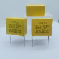 China Metallized Polypropylene X2 Safety Capacitor 475K 310V Yellow Color for sale