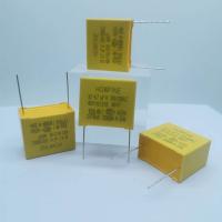 China 37.5mm Pitch X2 Safety Capacitor 475K 310V Yellow Color Self Healing for sale