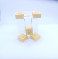 China 15mm Pitch X2 Safety Capacitor 125K 310V Yellow Color for sale