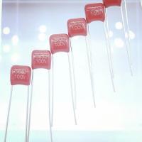 China Mini Metallized Polyester Film Capacitor CL21X 563J / 100V P5mm for sale