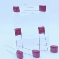 China Red Metallized Polypropylene Film Small Capacitor 220nF 450VDC for sale