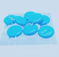 China 14D511K Zinc Oxide Resistor Blue Encapsulated 1W Dip Sealed for sale