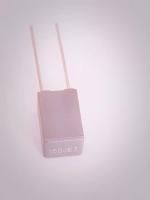 China Practical Heatproof Metallized Polyester Film Capacitor Box Type Durable for sale