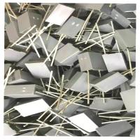 China 0.33uf Durable Polyester Box Capacitor , Anti Interference PET Film Capacitor for sale