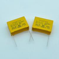 China Heatproof Pitch 22.5mm X2 Safety Capacitor Fire Retardant Yellow Color for sale