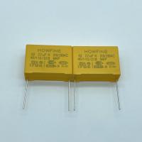 China Yellow 225K/310V Metalized Polypropylene Film Capacitor Rainproof for sale