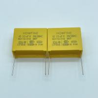 China UL 2.5uF Metallized Polypropylene Capacitor , Voltage Proof Plastic Film Capacitor for sale