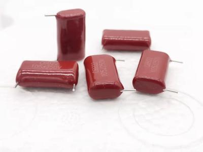 China Length 4mm Red Metallized Polypropylene Film Capacitor CBB22 105J250V for sale