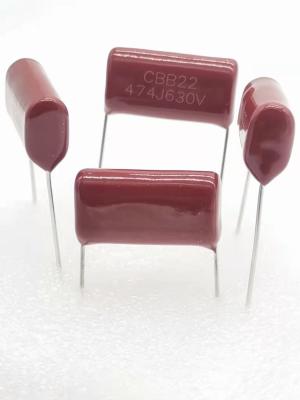 China PP 0.47uF Metallized Polypropylene Film Capacitor CBB22 474J630V for sale