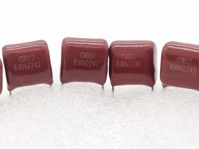 China CBB22 224J630V Metallized Polypropylene Film Capacitor For Lighting P10mm for sale