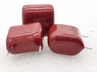 China Waterproof Pitch 15mm PP Film Capacitor , DC 630V 1uF Polypropylene Capacitor for sale