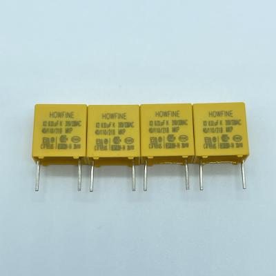 China Waterproof 334K/310V X2 Safety Capacitor Metallized Polypropylene Antiwear for sale