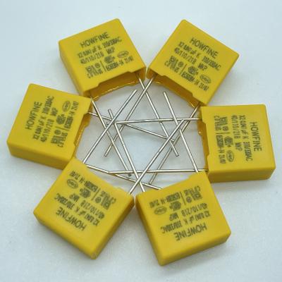 China UL High Voltage Metallised Polypropylene Film Capacitors Stable Pitch 10mm for sale