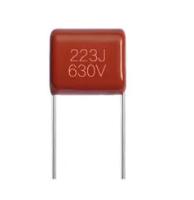 China Waterproof Plastic Metalized Polyester Film Capacitor Practical Anti Insulation for sale