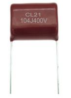 China 1.6UR Practical Metalized Film Capacitor , Rustproof 0.1 Uf Polyester Capacitor for sale