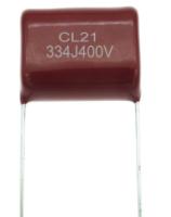 China 0.33uF Multipurpose Metallized Polyester Film Capacitor Heatproof for sale