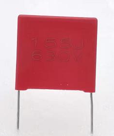 China 630V Metallized Polypropylene Capacitor , Anti Interference Plastic Film Capacitor for sale